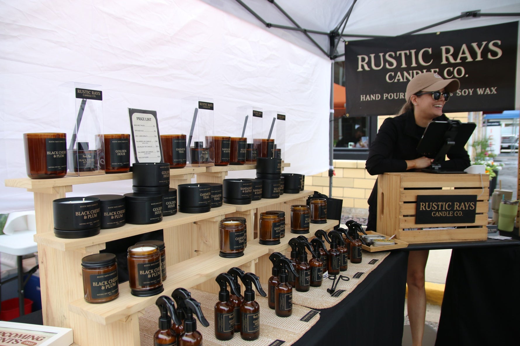 Vendor Markets – Rustic Rays Candle Co.