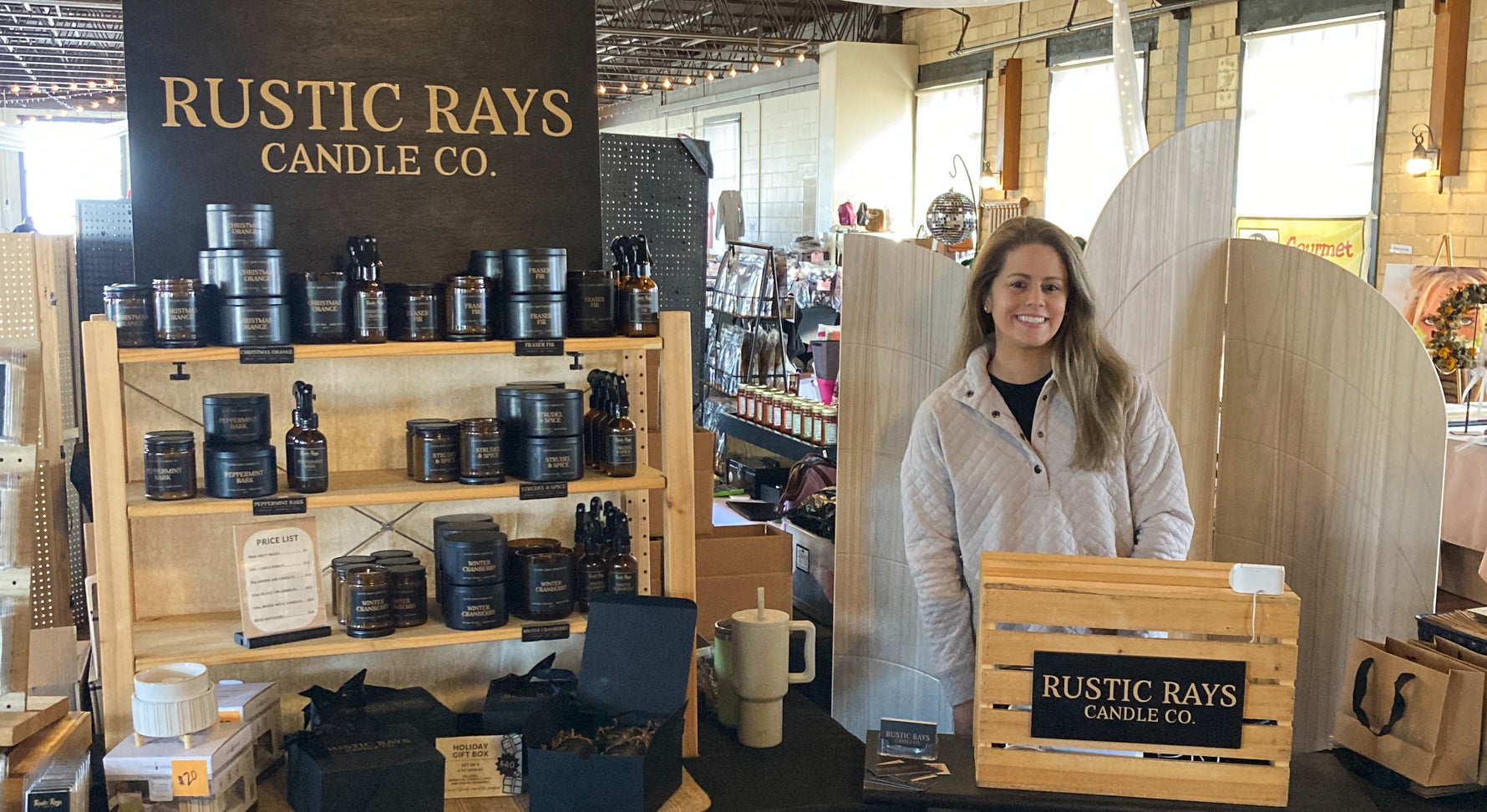 Vendor Markets – Rustic Rays Candle Co.